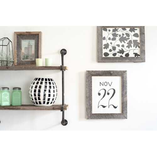 10" x 10" Rustic Farmhouse Gray Wood Frame – Farmabilia