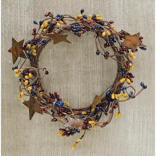 Pip Berry Ring With Stars - Colonial Mix - 4" – Farmabilia
