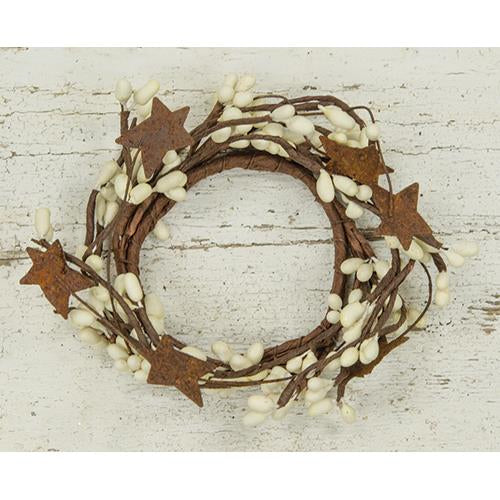 Pip Berry Ring With Stars - Ivory - 2" – Farmabilia