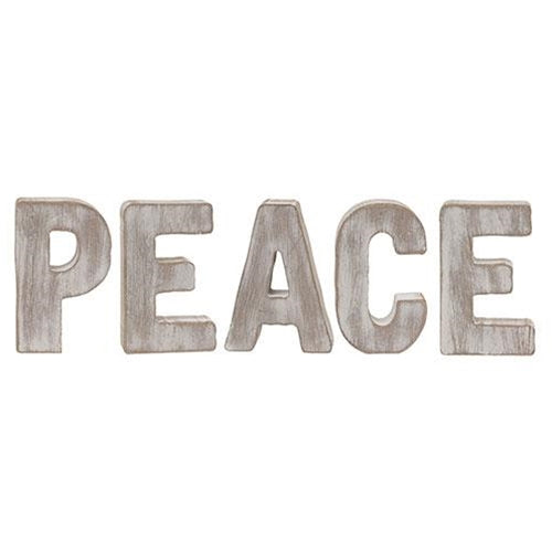 Peace Cutout Letters (Set of 5) – Farmabilia