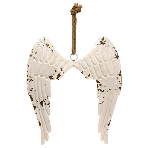 Hanging Shabby Chic Angel Wings - Large – Farmabilia